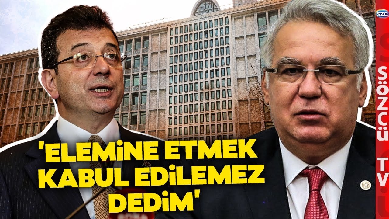 ‘Elemine Etmek Kabul Edilemez Dedim’ Eski AKP’li Vekilin İmamoğlu ...